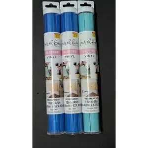four oh five | Art | 3 Rolls Blue Glitter Vinyl | Poshmark